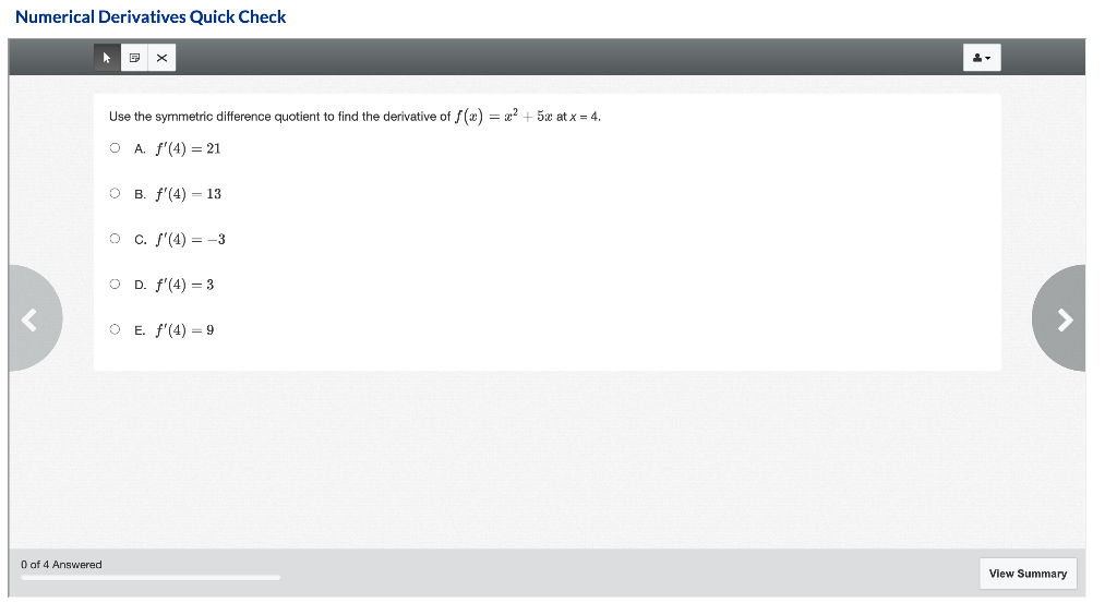 Solved Use the symmetric difference quotient to find the | Chegg.com
