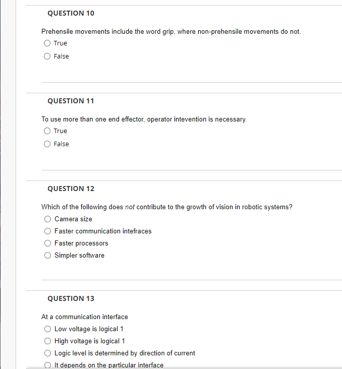 Solved QUESTION 10 Prehensile movements include the word | Chegg.com