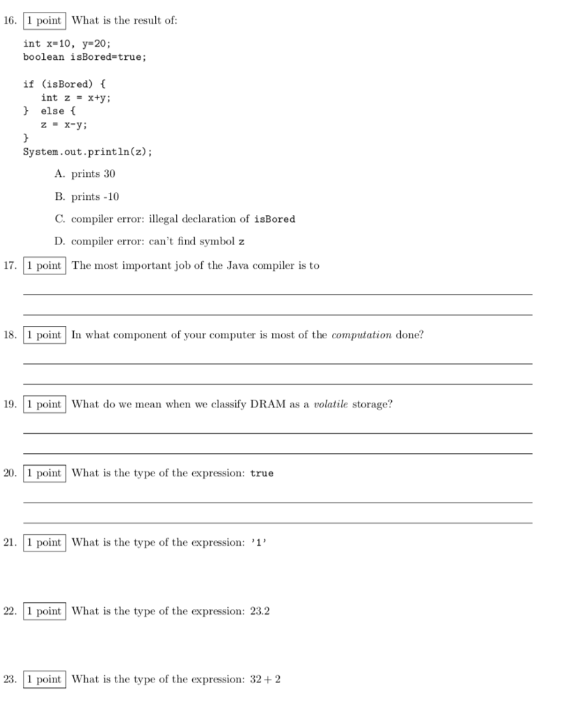 Solved 1. 1 point word.count is a legal identifier in Java | Chegg.com