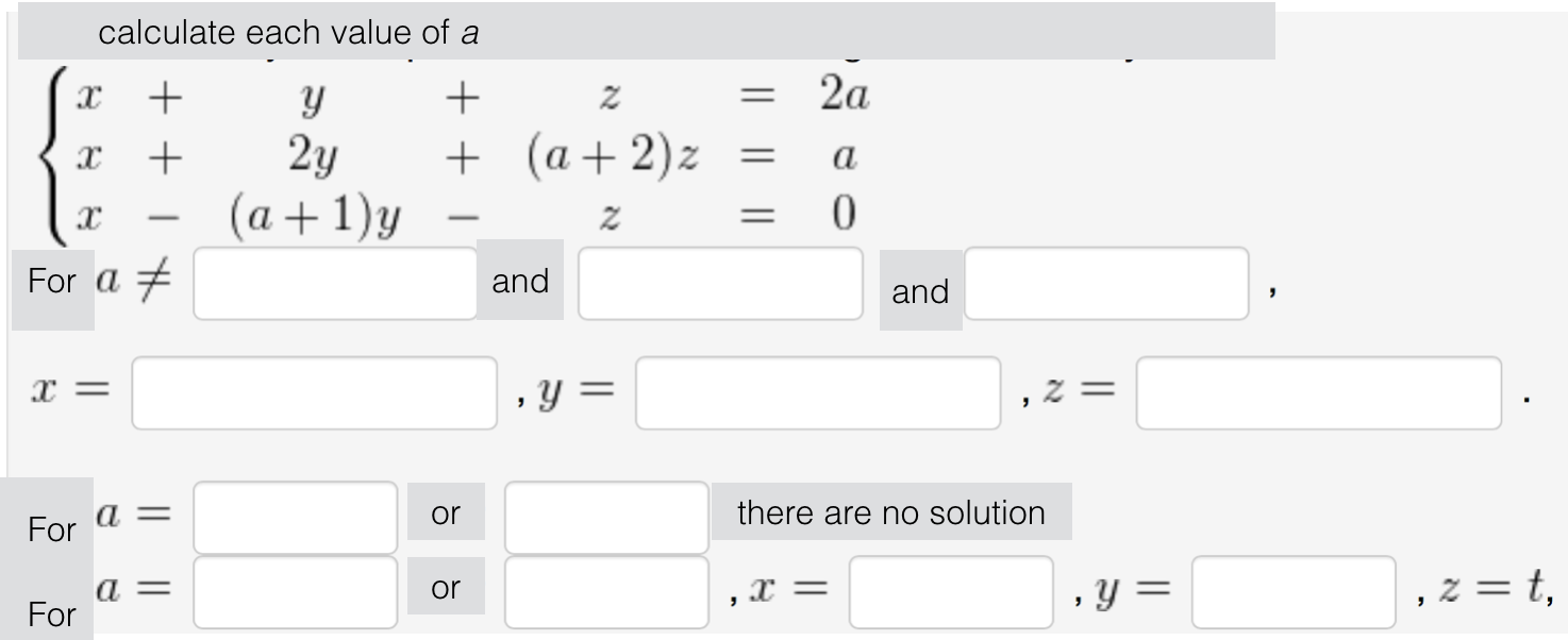 Solved calculate each value of a C + = 2a + + (a + 2) + y 2y | Chegg.com