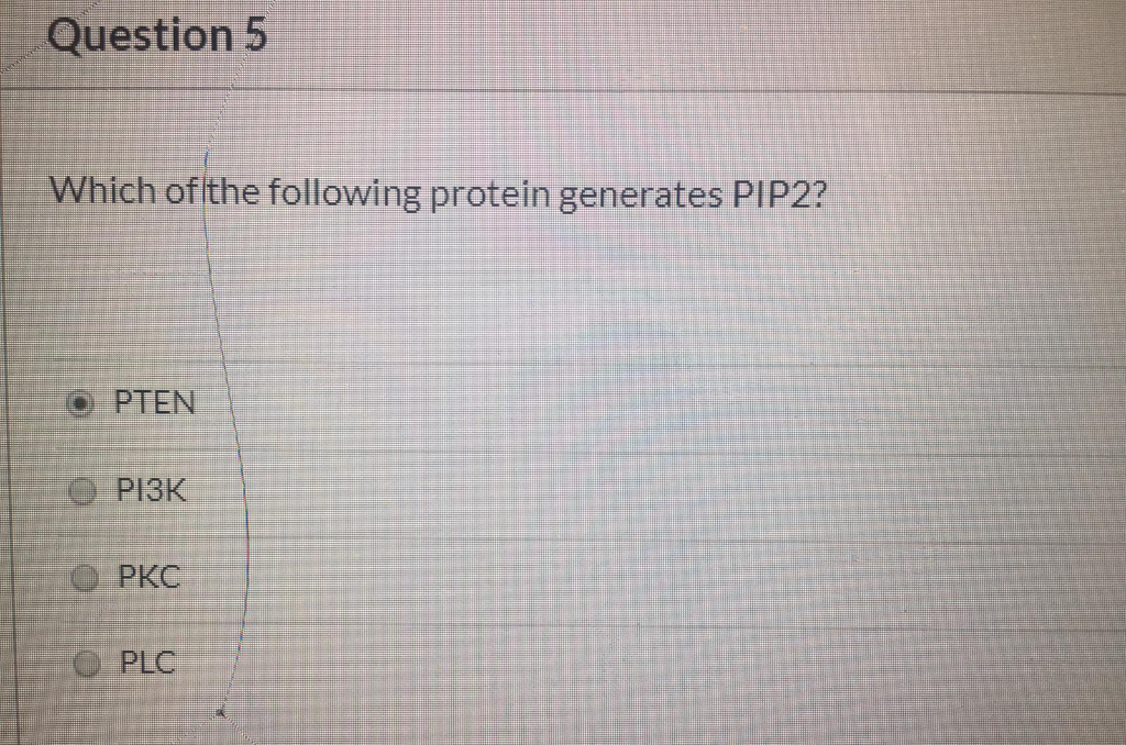 Solved Question 5 Which of the following protein generates | Chegg.com