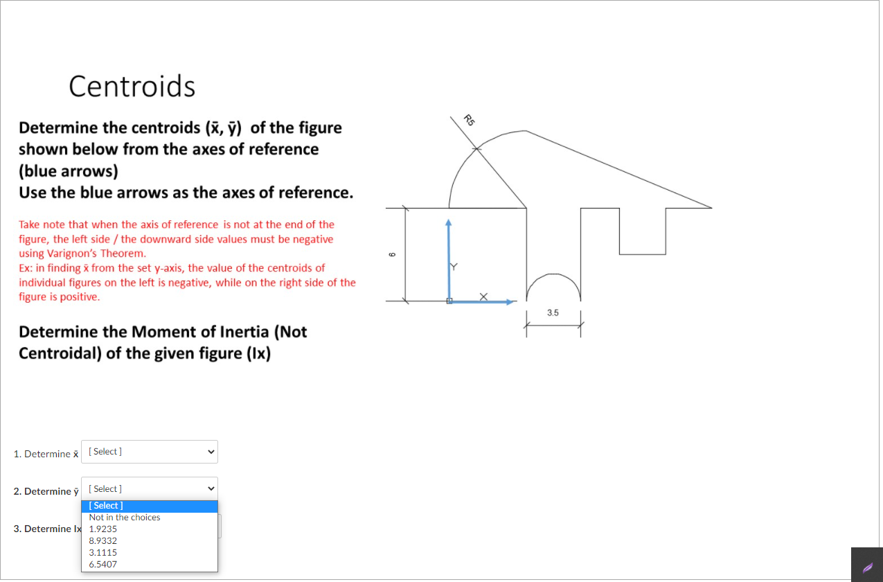 Solved Centroids 26 Determine the centroids (ữ, ý) of the | Chegg.com