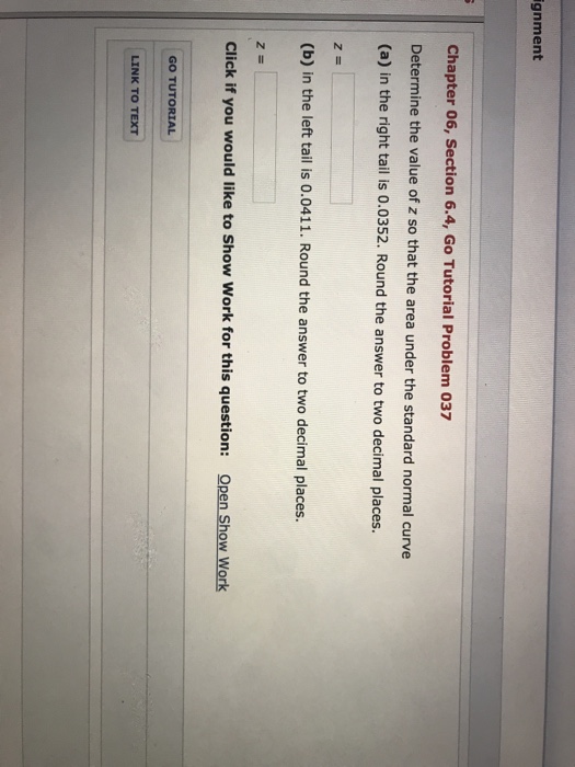 Solved gnment Chapter 06, Section 6.4, Go Tutorial Problem | Chegg.com