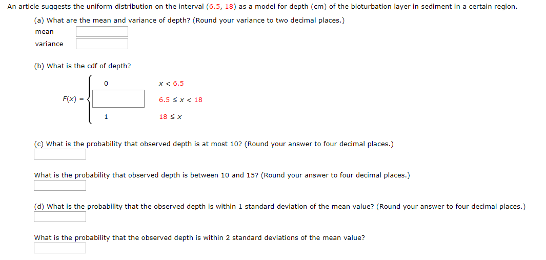 Solved An article suggests the uniform distribution on the | Chegg.com