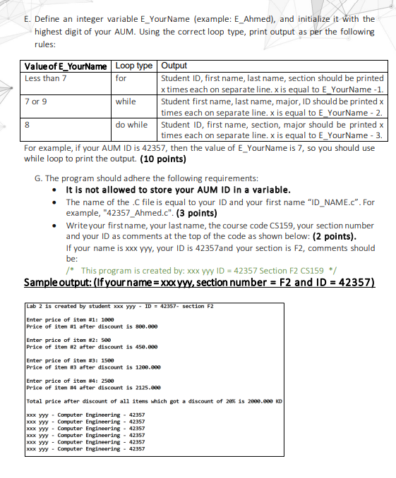 Solved Problem Write a C program that implements the | Chegg.com