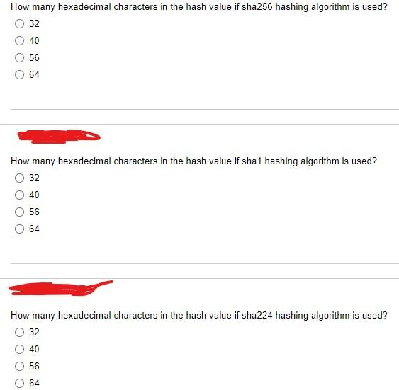 Solved How many hexadecimal characters in the hash value if | Chegg.com