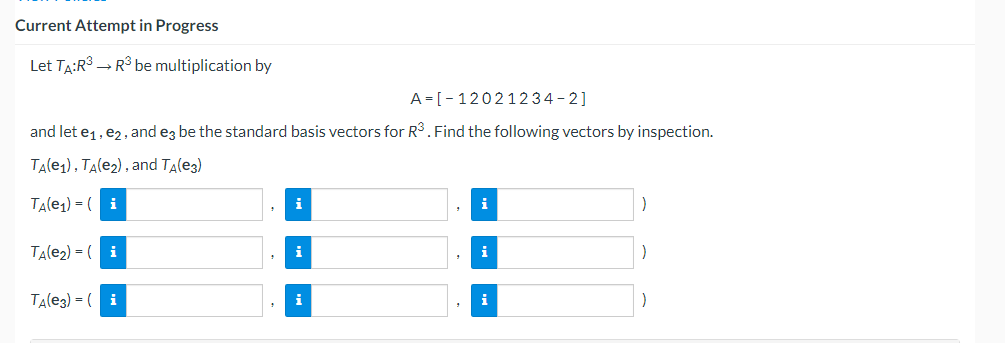 Solved Current Attempt in Progress Let TA:R3 — Rbe | Chegg.com