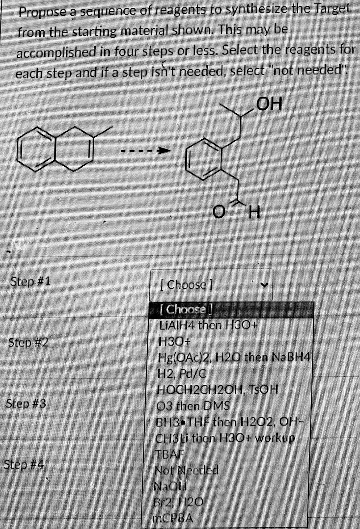 Solved Propose a sequence of reagents to synthesize the | Chegg.com