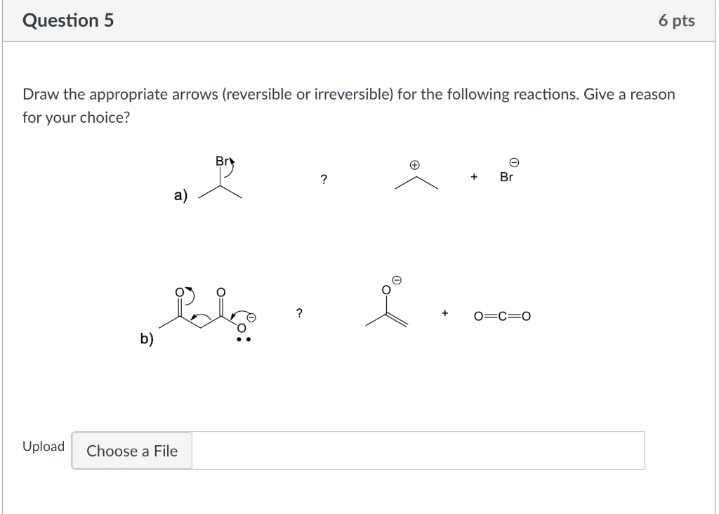 Solved Draw the appropriate arrows (reversible or | Chegg.com