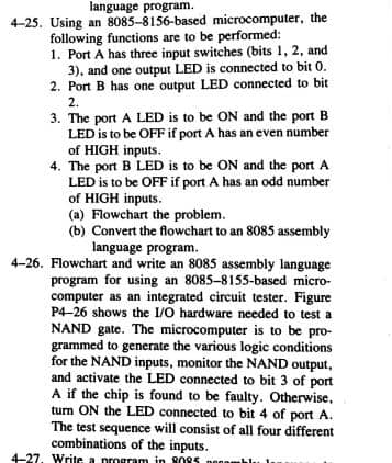 4. The port B LED is to be ON and the port A LED is | Chegg.com
