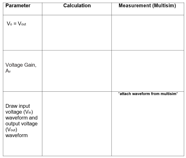 Solved By using Multisim software, construct the circuit | Chegg.com