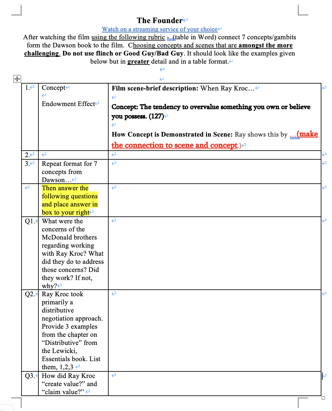 Solved The Founder Watch on a streaming service of your | Chegg.com