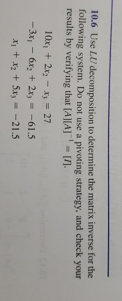 Solved **in Matlab. please write the code generally to a nxn | Chegg.com