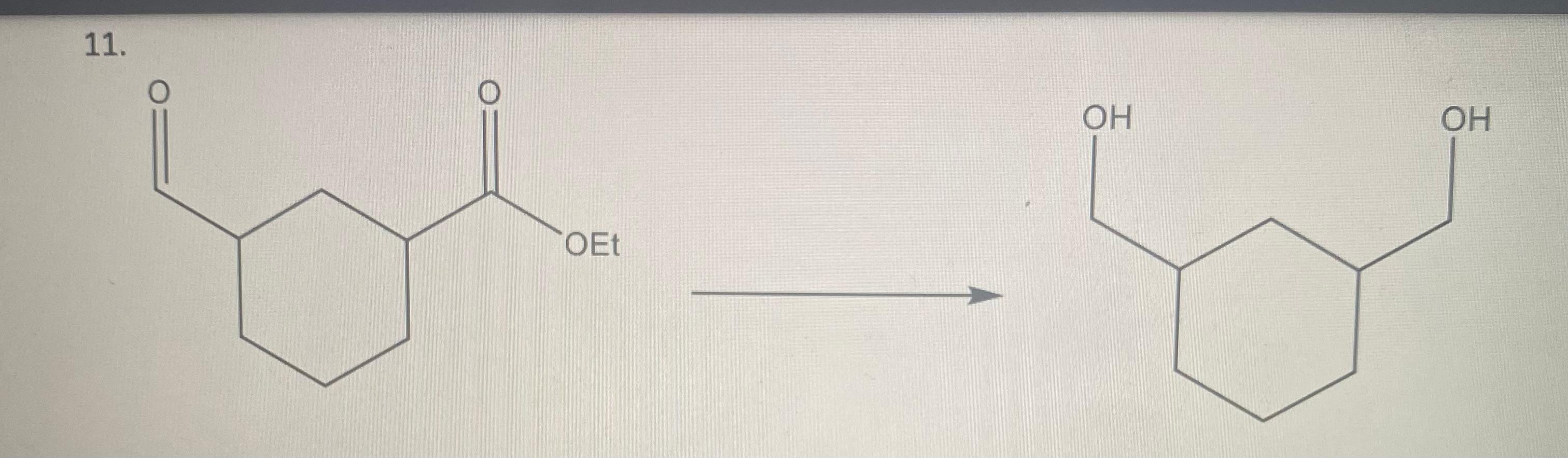 Solved 11. OEt ОН OH | Chegg.com
