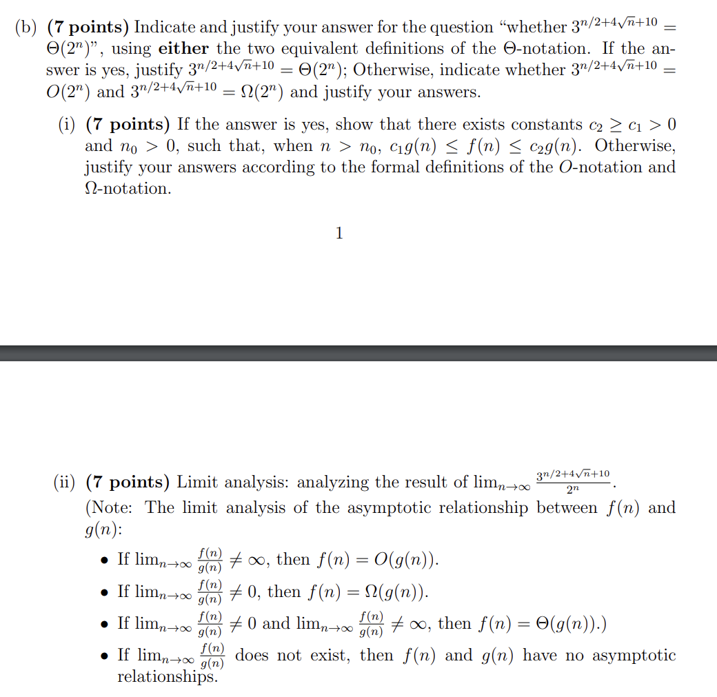 Solved ( 7 points) Indicate and justify your answer for the | Chegg.com Solved ( 7 points) Indicate and justify your answer for the | Chegg.com