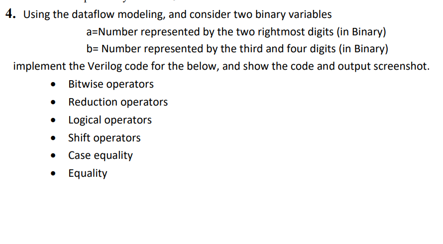 Solved Can You Write The Complete Verilog Code Plaese For