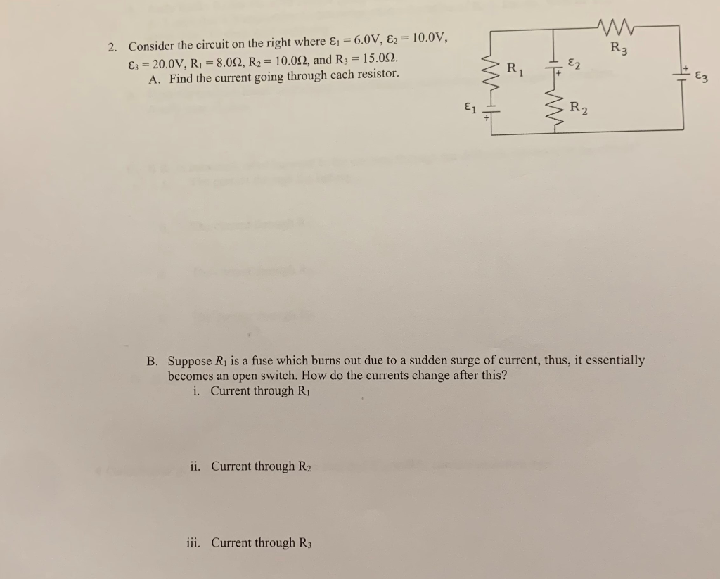 Solved R3 2. Consider the circuit on the right where &j = | Chegg.com