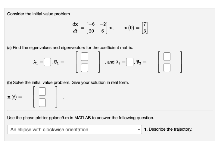 Solved Consider the initial value problem | Chegg.com