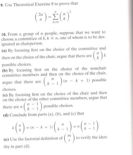 Solved 9. Use Theoretical Exercise 8 to prove that | Chegg.com