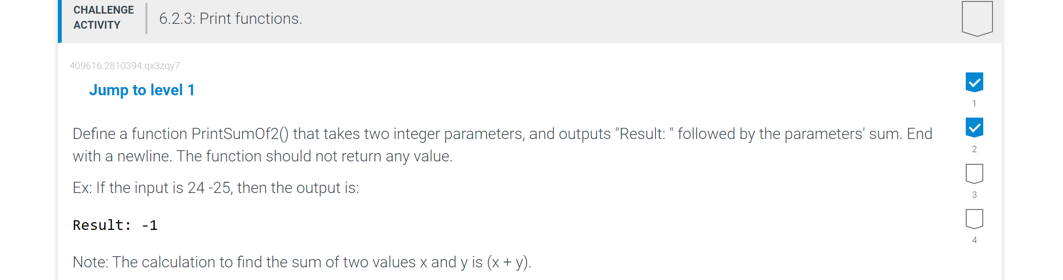 Solved Define A Function Printsumof2 That Takes Two 8212