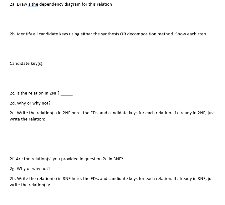 Solved Functional Dependencies: Given the relation R(A, B, | Chegg.com