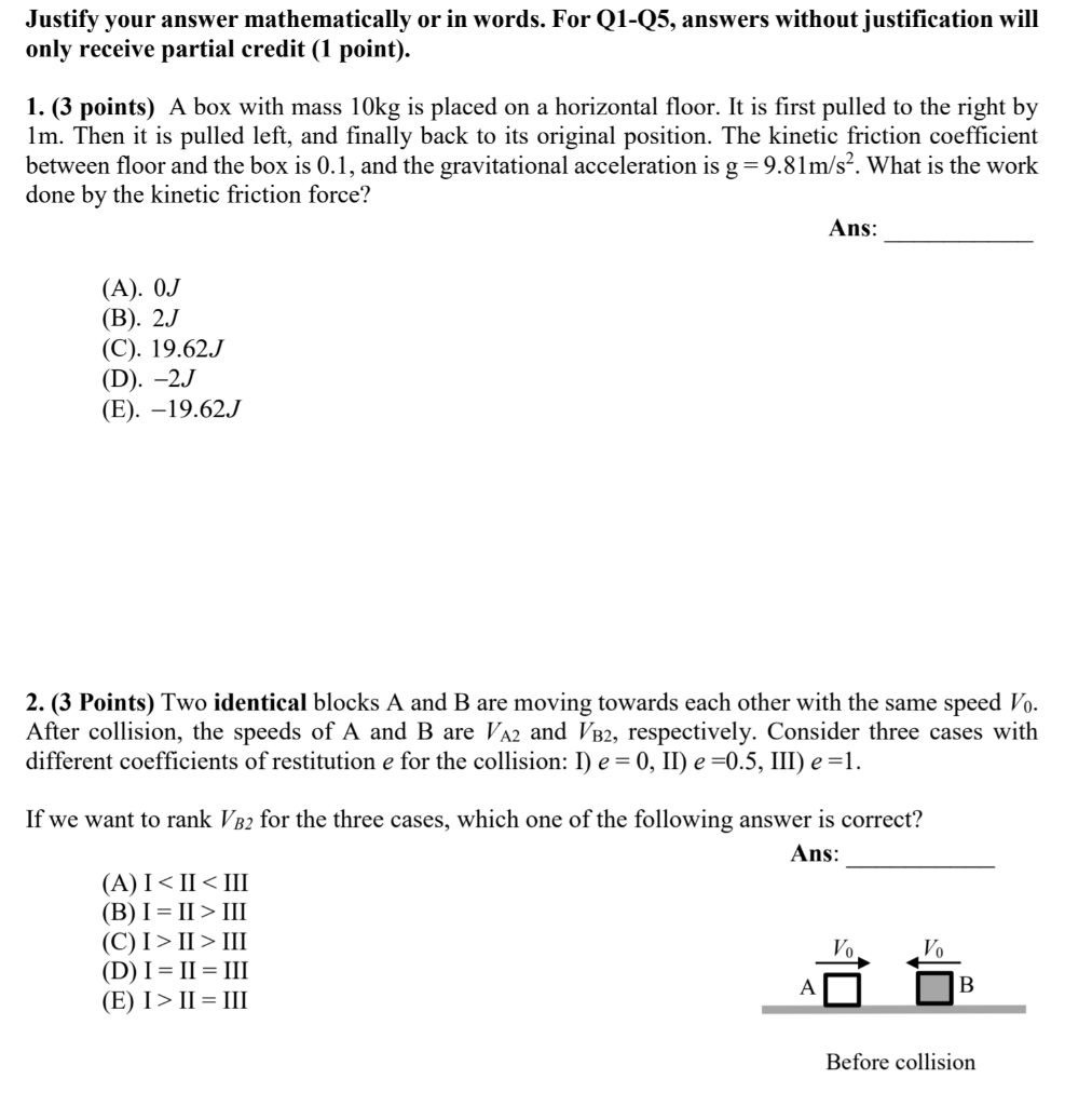 Solved Justify your answer mathematically or in words. For | Chegg.com
