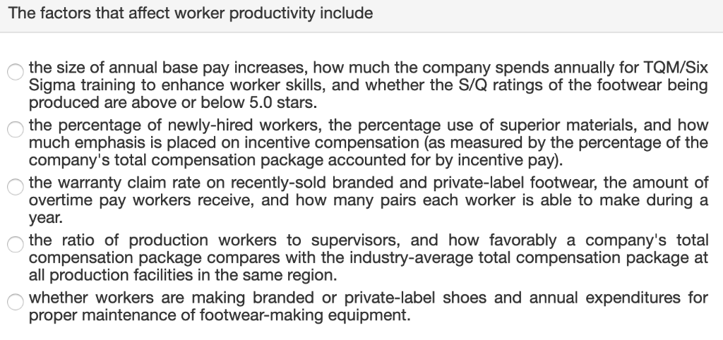 Solved The size of any price-based competitive disadvantage | Chegg.com