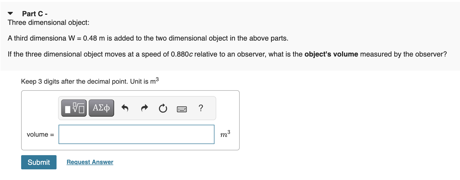 Solved Part A - Two dimensional object: At rest the two | Chegg.com