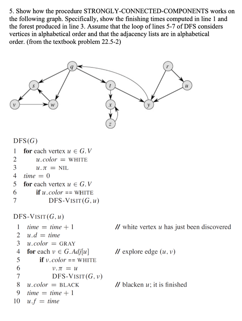 Solved 5. Show how the procedure | Chegg.com