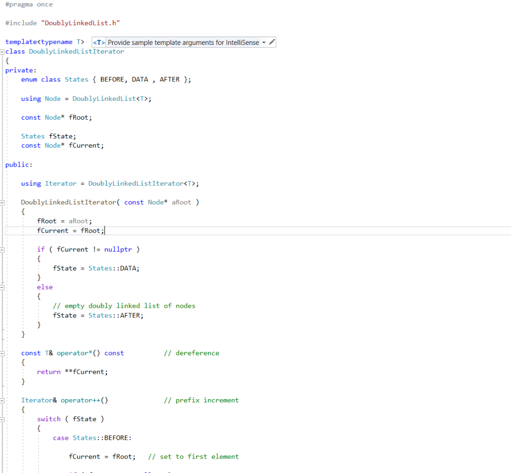 Review the template classs DoublyLinkedList and | Chegg.com