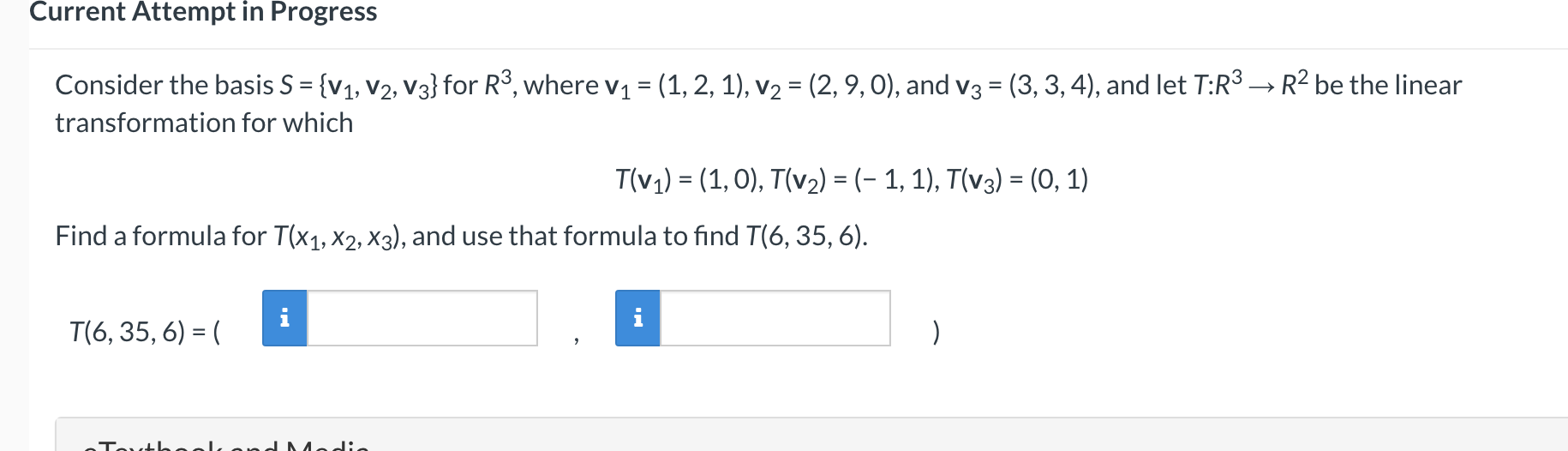 Solved Consider the basis S={v1,v2,v3} for R3, where | Chegg.com