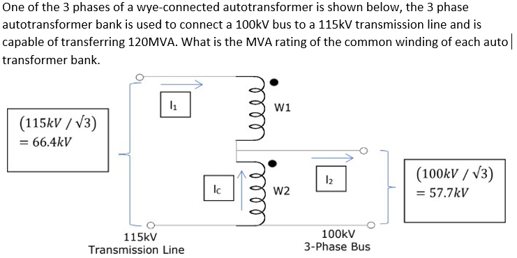 Solved One of the 3 phases of a wye-connected | Chegg.com