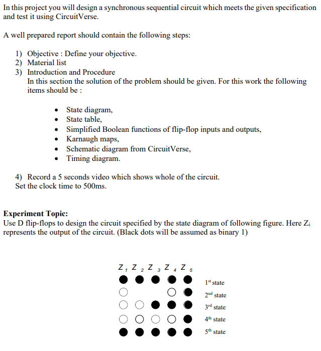 Solved In This Project You Will Design A Synchronous 