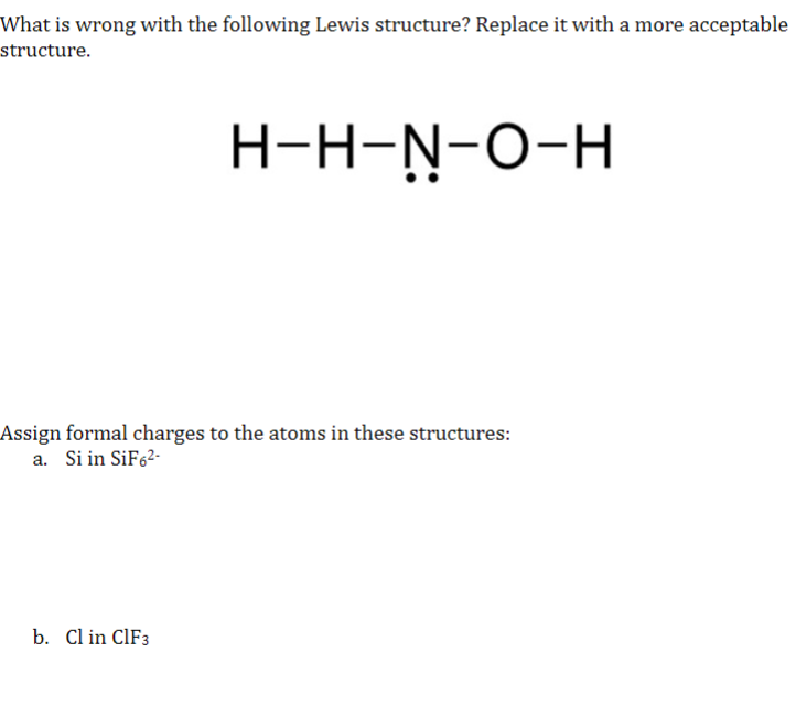 Solved 9) Write a plausible Lewis structure for each of the | Chegg.com