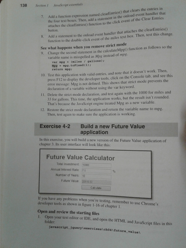 Solved 138 Section / JavaScript essentials 7. Add a function | Chegg.com