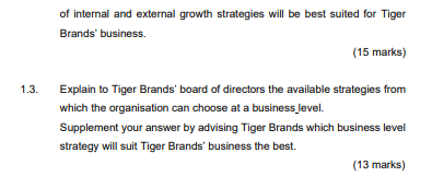 Groceries (segment/ department) also recorded strong | Chegg.com