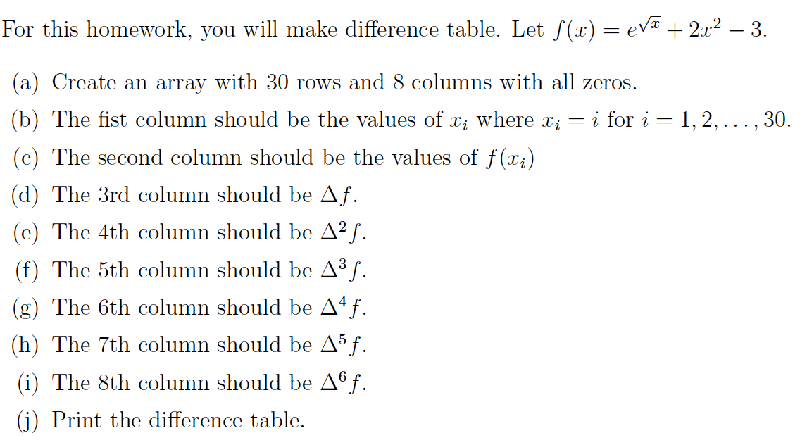 Solved THIS IS FOR OCTAVE GNU CODE. This is for a numerical | Chegg.com