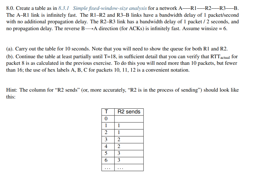 Solved 8.0. Create a table as in 8.3.1 Simple | Chegg.com