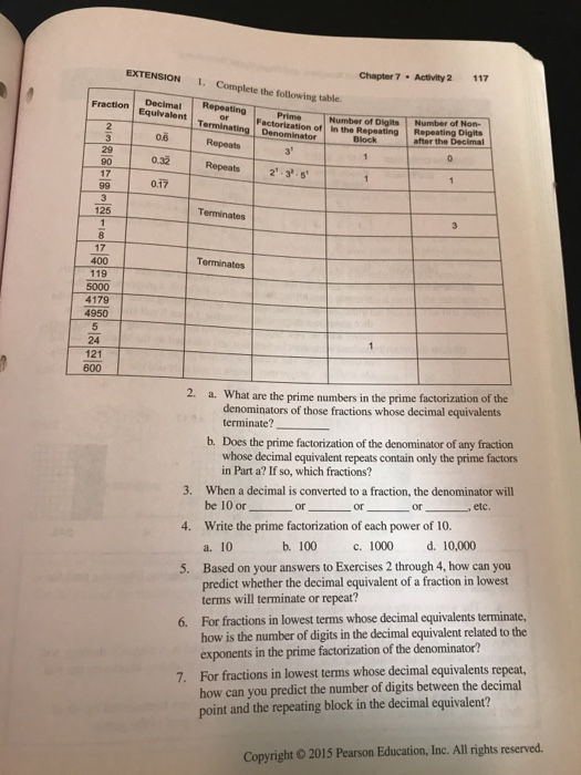 Solved Chapter 7 Activity 2 115 Activity 2: Repeating | Chegg.com