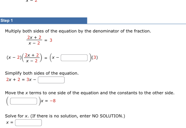 Solved Multiply both sides of the equation by the | Chegg.com