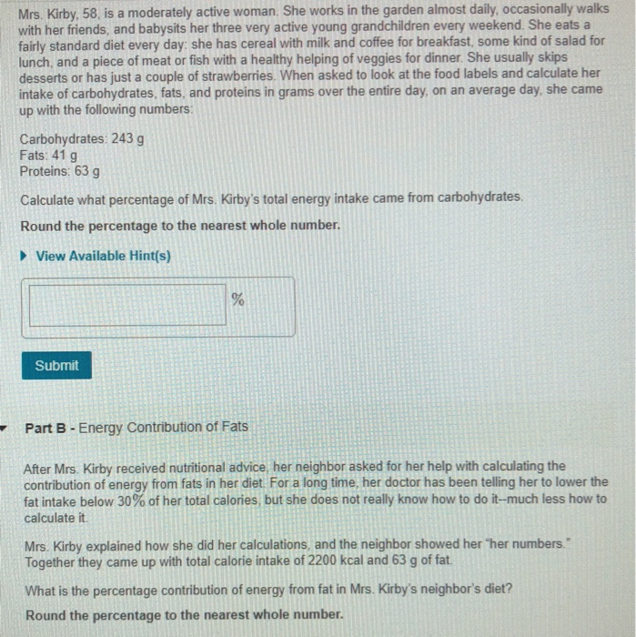 Solved Anna tries to keep her kilocalorie intake under | Chegg.com
