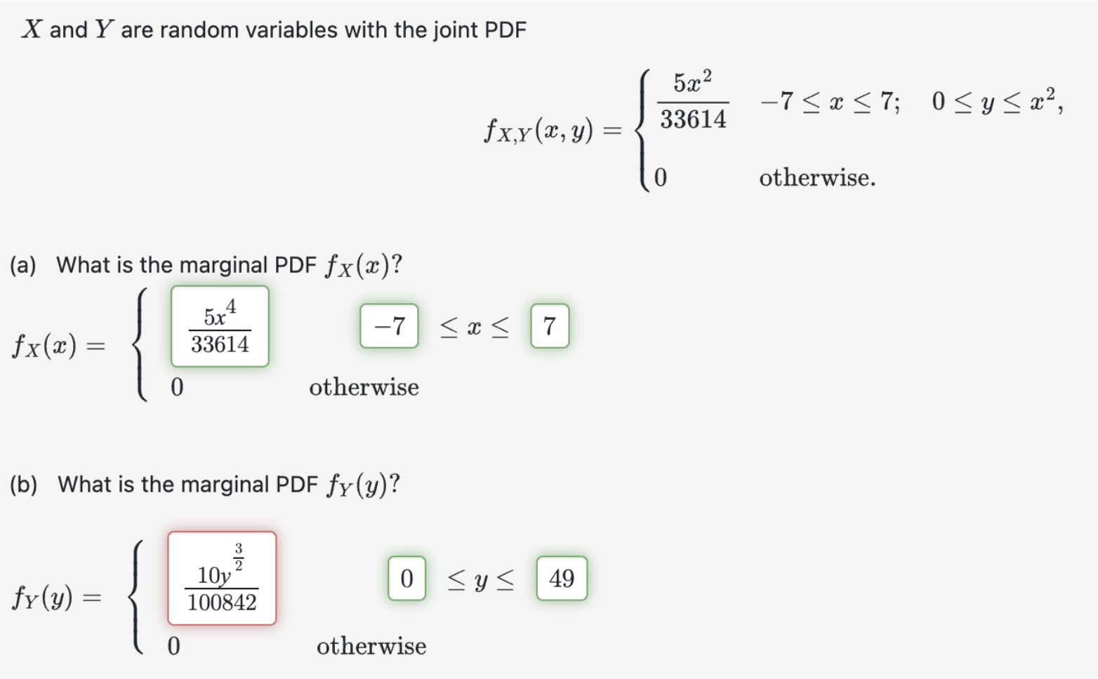 Solved x ﻿and Y ﻿are random variables with the joint | Chegg.com