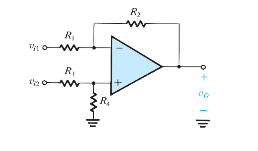 Solved Consider the difference amplifier circuit in the | Chegg.com