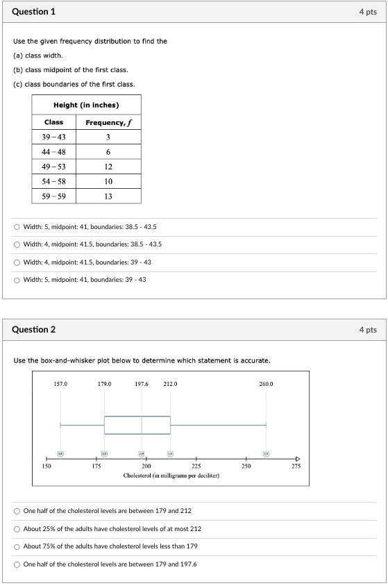 Solved Use the given frequency distribution to find the (a) | Chegg.com
