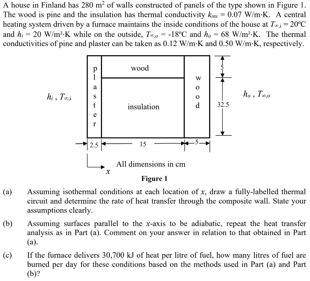 Solved Heat Transfer Question, resending, previous one | Chegg.com