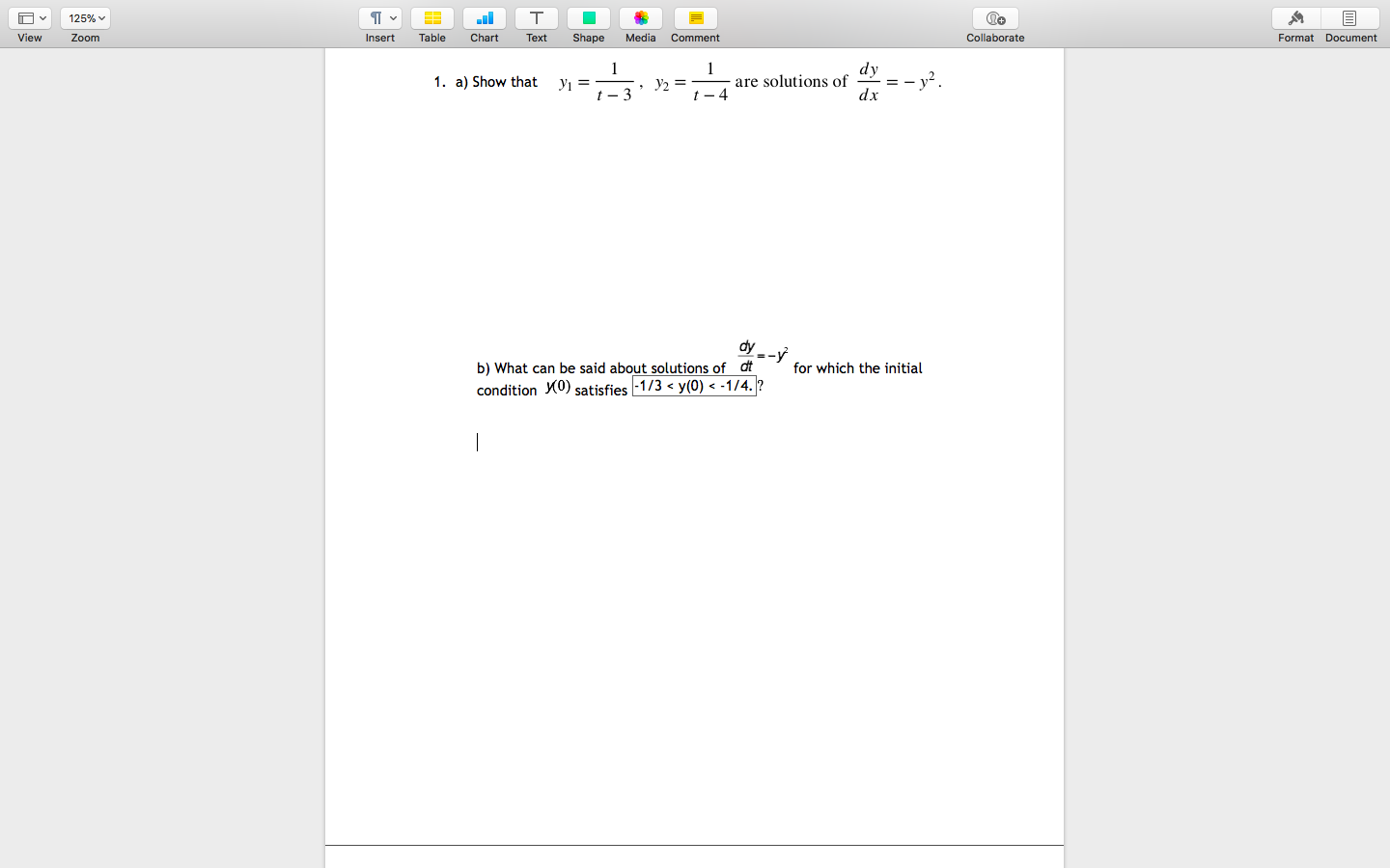 Solved Tv Tv lo 125% Zoom View Insert Table Chart Text Shape | Chegg.com