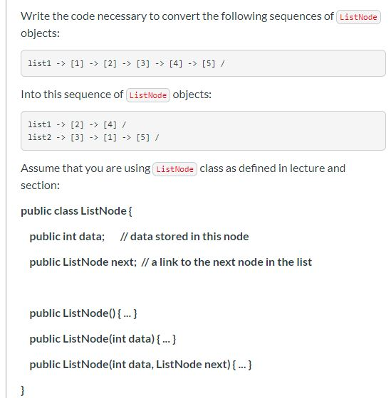 Write the code necessary to convert the following | Chegg.com