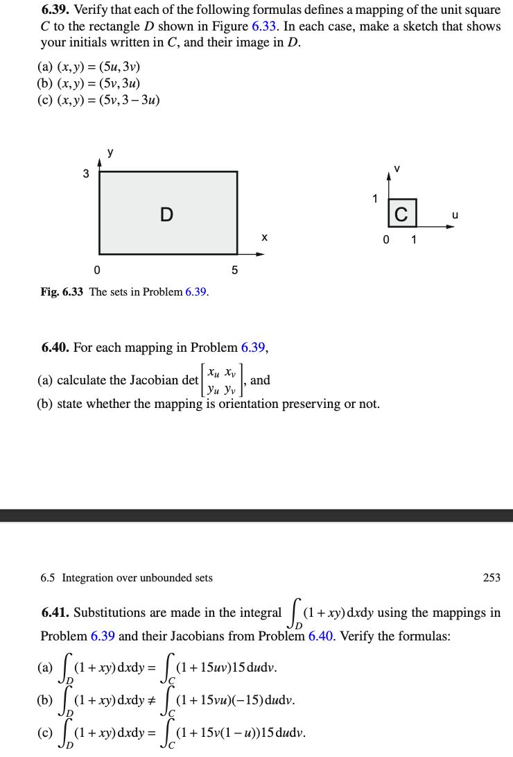 Solved 6.39. Verify that each of the following formulas | Chegg.com