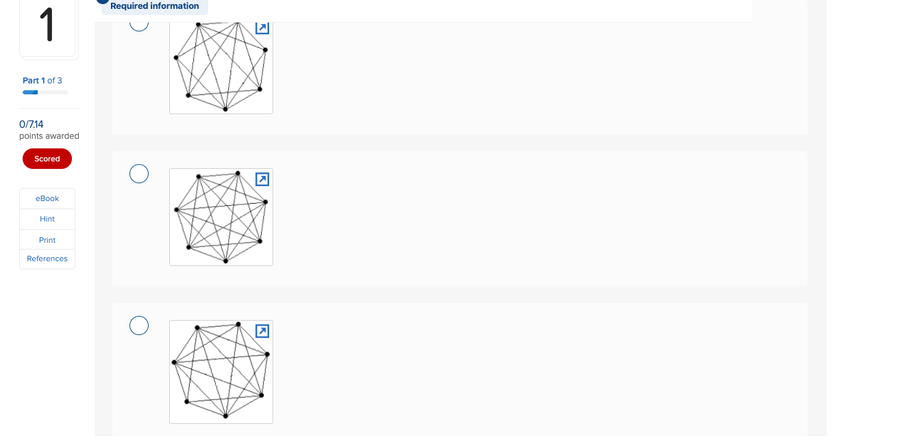 Solved Determine the number of edges of the graph W, . | Chegg.com