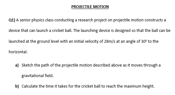 Solved Q1) A senior physics class conducting a research | Chegg.com